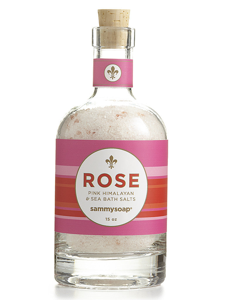 Rose Collection Pink Himalayan & Sea Bath Salts – sammysoap