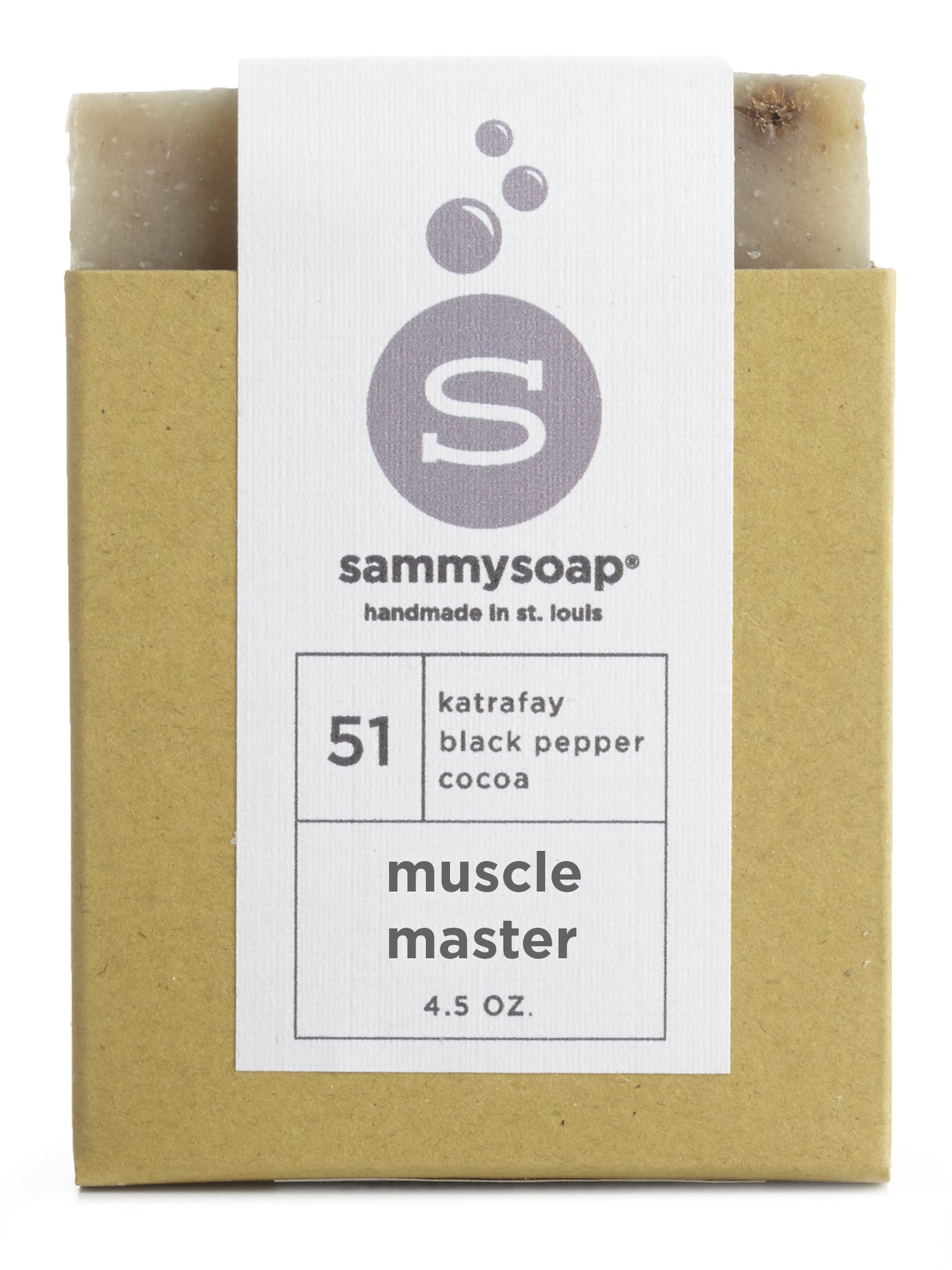 sammysoap Muscle Master 100% All Natural Soap for Face & Body