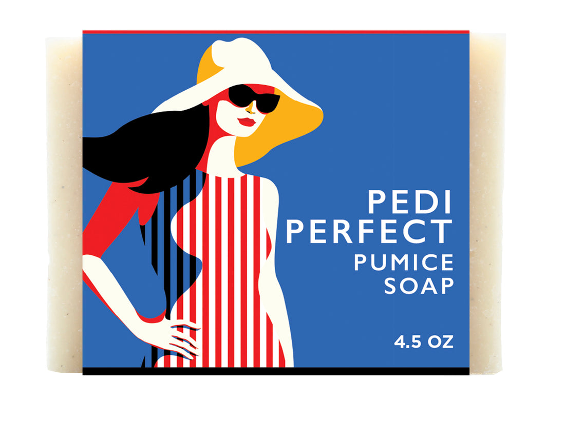 PEDI PERFECT 100% All Natural Pumice Soap for Face & Body ⎪sammysoap