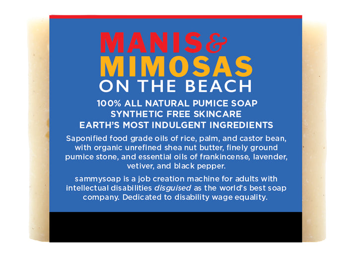 PEDI PERFECT 100% All Natural Pumice Soap for Face & Body ⎪sammysoap